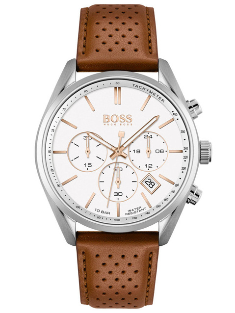 ZEGAREK MĘSKI HUGO BOSS 1513879 CHAMPION (zh052d) BRĄZOWY | Zegarki ...