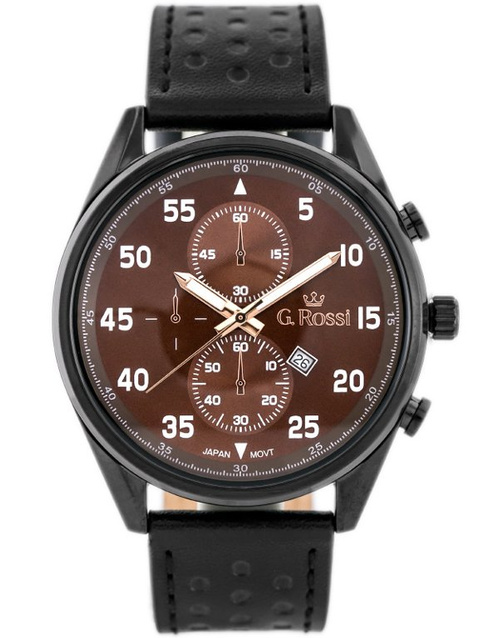 G. ROSSI WATCH - 7116A (zg215d) + BOX Black | MEN \ BRAND \ Gino Rossi ...