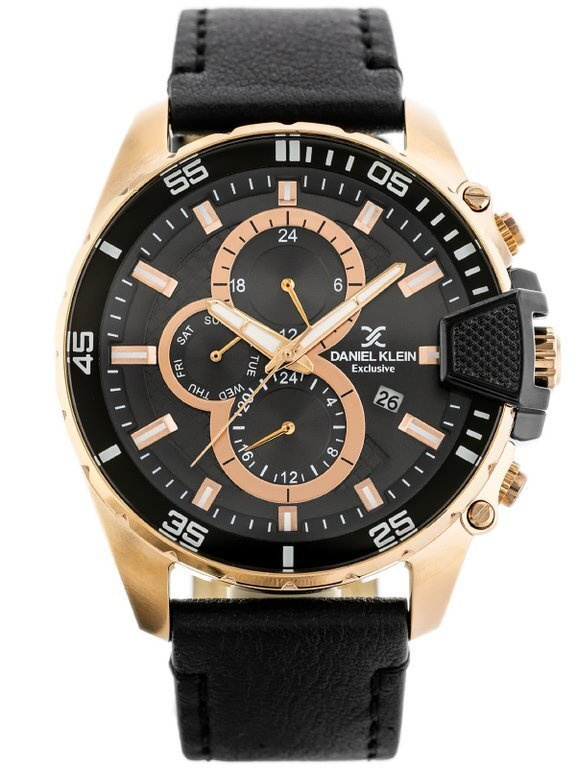 ZEGAREK DANIEL KLEIN EXCLUSIVE 12035A-6 (zl010c) + BOX Black ...