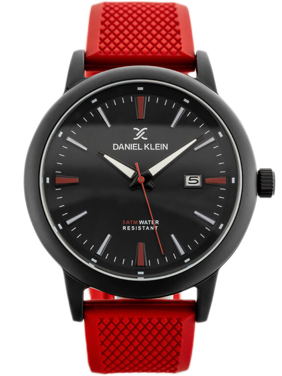 ZEGAREK MĘSKI DANIEL KLEIN 12505-4 (zl014e) + BOX Black || Red | MENS ...