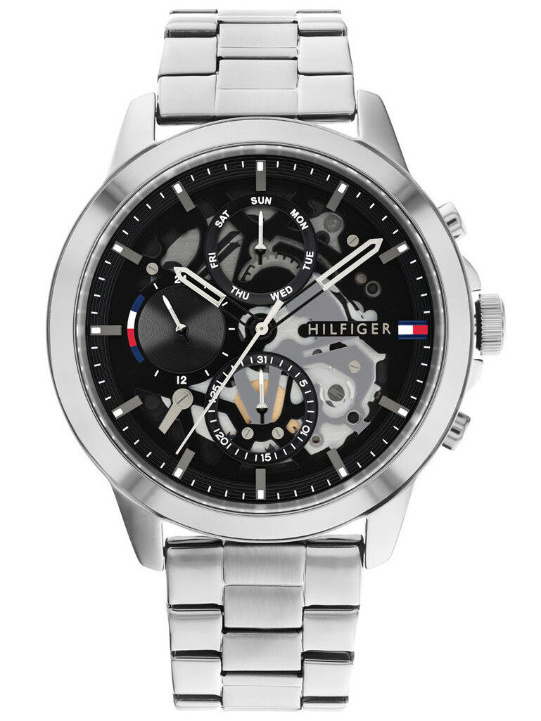 ZEGAREK MĘSKI TOMMY HILFIGER Henry 1710477 zf091a Srebrny | Zegarki ...