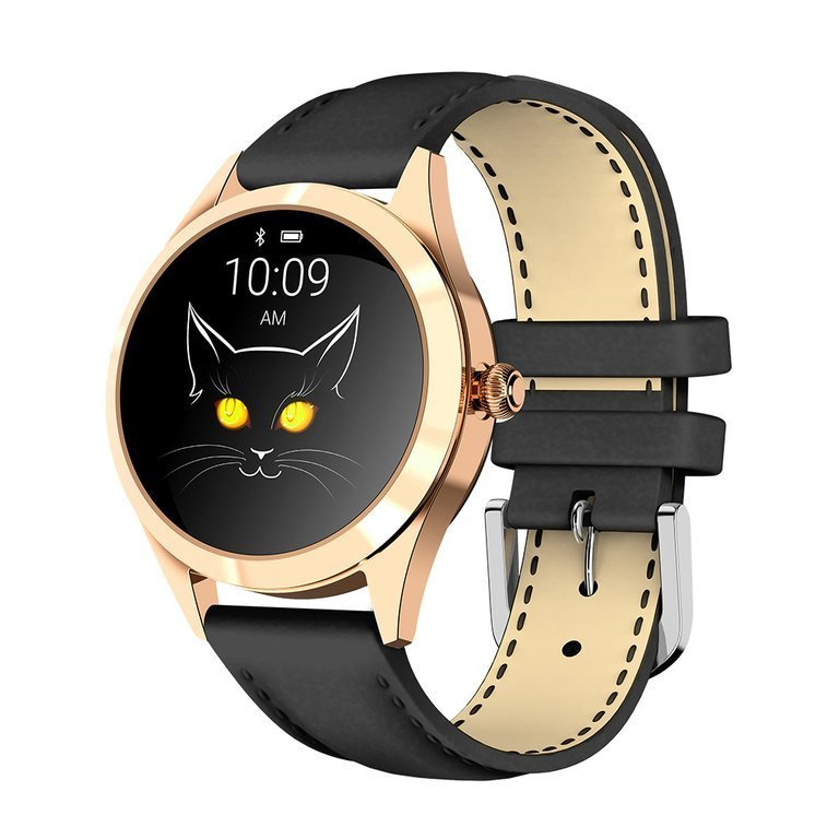 SMARTWATCH DAMSKI G. Rossi SW017-3 gold/black (sg011i) Czarny || Złoty ...