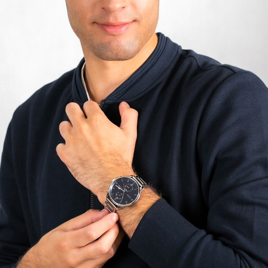 ZEGAREK MĘSKI TOMMY HILFIGER 1791575 CHASE (zf013a) Srebrny | Zegarki ...